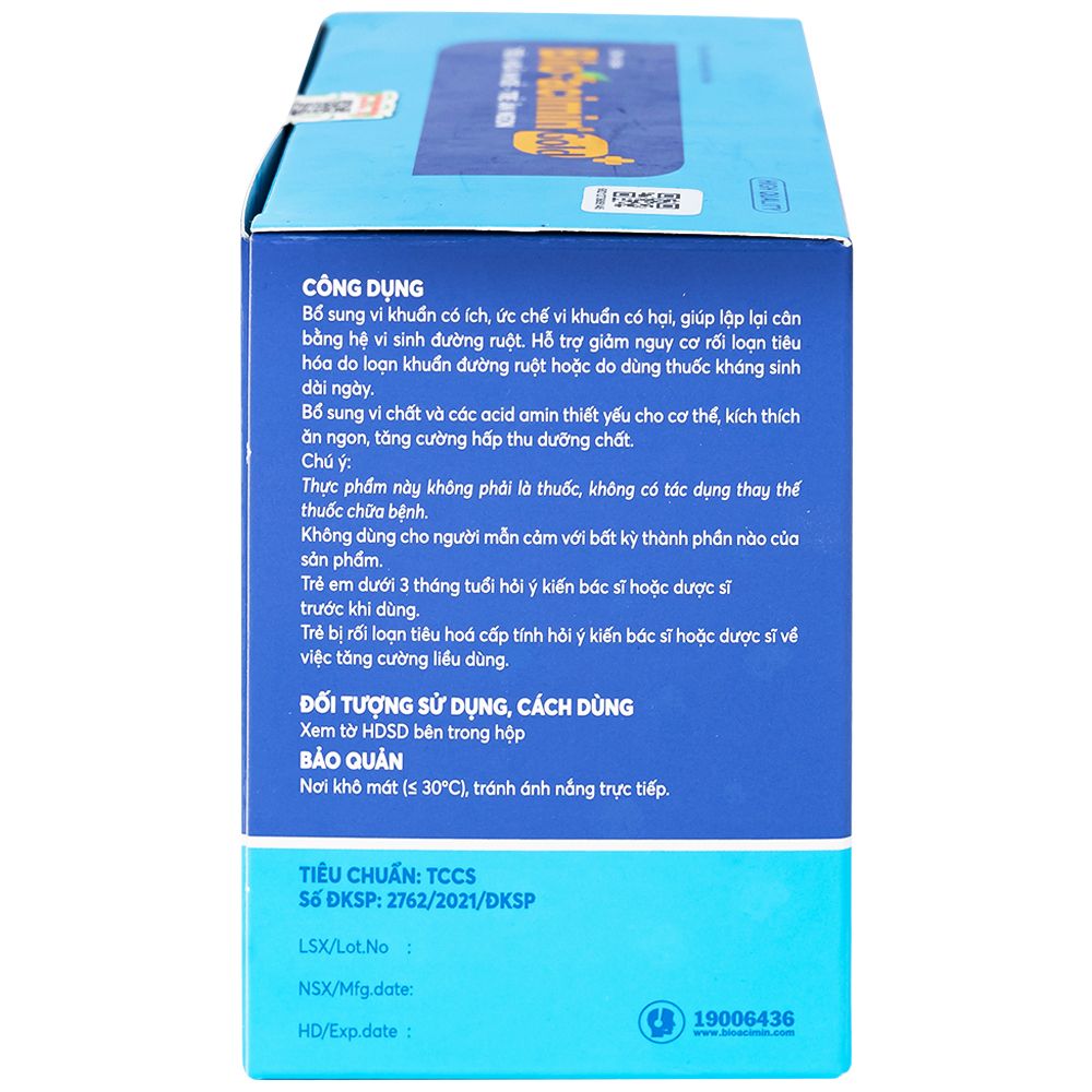 Cốm vi sinh Bioacimin Gold QD-Meliphar cân bằng hệ vi sinh đường ruột ...