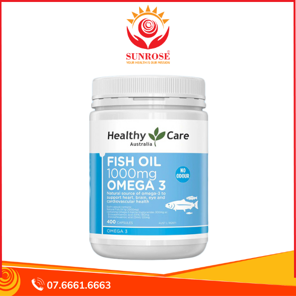 Viên uống Fissh oil 1000mg omega3 - Tốt cho khớp và tim mạch ( Hộp 400 – Sunrose.vn - TPCN Nhập ...