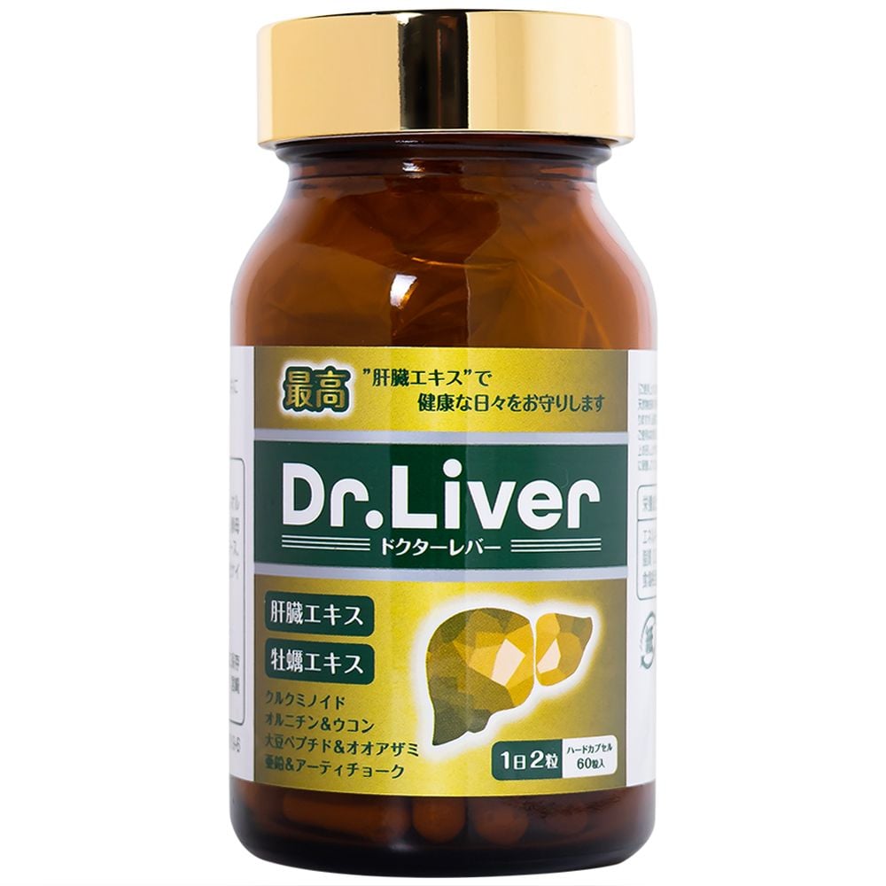 Viên uống Dr. Liver Jpanwell bổ gan, tăng cường giải độc gan (60 viên ...