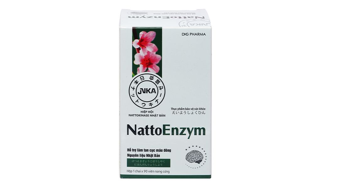 NattoEnzym hỗ trợ tan cục máu đông, ngừa đột quỵ hộp 90 viên – Sunrose ...