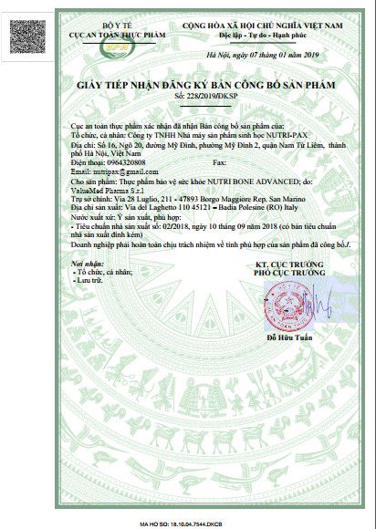 NUTRI BONE ADVANCED TP BVSK Giúp Phát Triển Chiều Cao, Giảm Nguy Cơ Cò ...