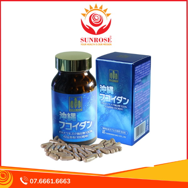 OKINAWA FUCOIDAN xanh 180 viên - Viên uống hỗ trợ điều trị ung thư ...