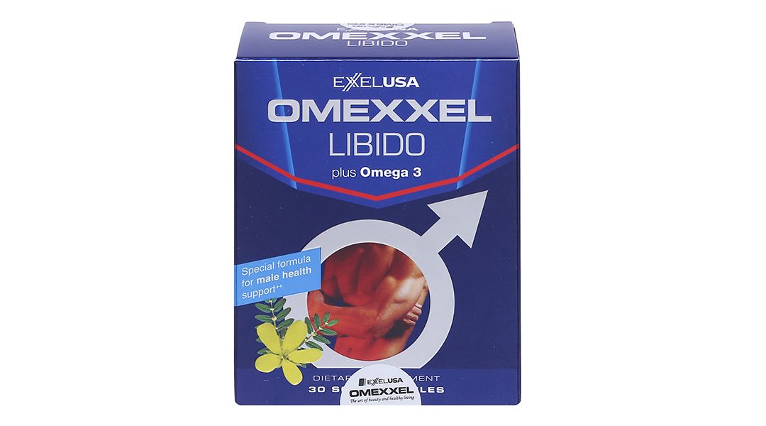 Omexxel Libido Plus Omega 3 tăng cường sinh lý nam hộp 30 viên ...