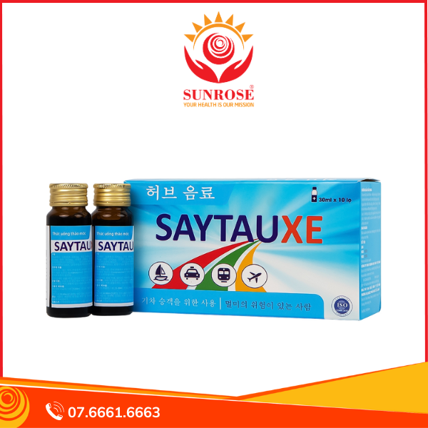 Nước uống giảm say tàu xe SAYTAUXE – Sunrose.vn - TPCN Nhập khẩu Nhật ...