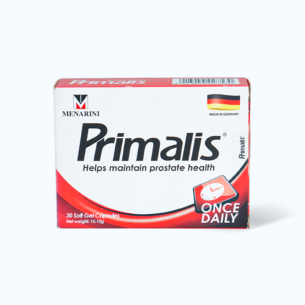 Viên uống giúp duy trì chức năng tuyến tiền liệt Primalis (Hộp 30 viên ...