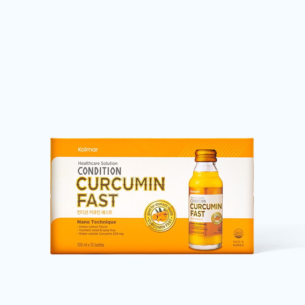 Nước uống Kolmar Tinh Nghệ Condition Curcumin Fast Hỗ trợ bảo vệ niêm ...
