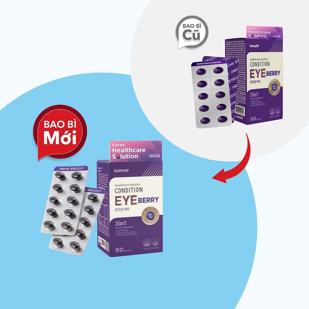 Viên Uống Kolmar Condition Eye Bổ Mắt - Sức Khỏe Cho Vùng Mắt (6 Vi X ...