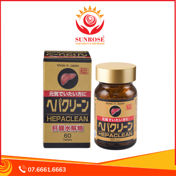 HEPA CLEAN Viên uống Tpbvsk - Giúp bổ gan, tăng cường chức năng gan, H ...