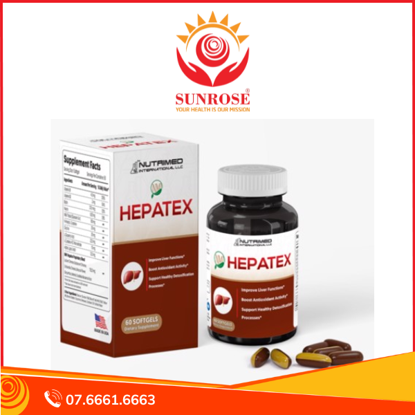 Thực phẩm hỗ trợ tăng cường chức năng gan NMI - HEPATEX – Sunrose.vn ...