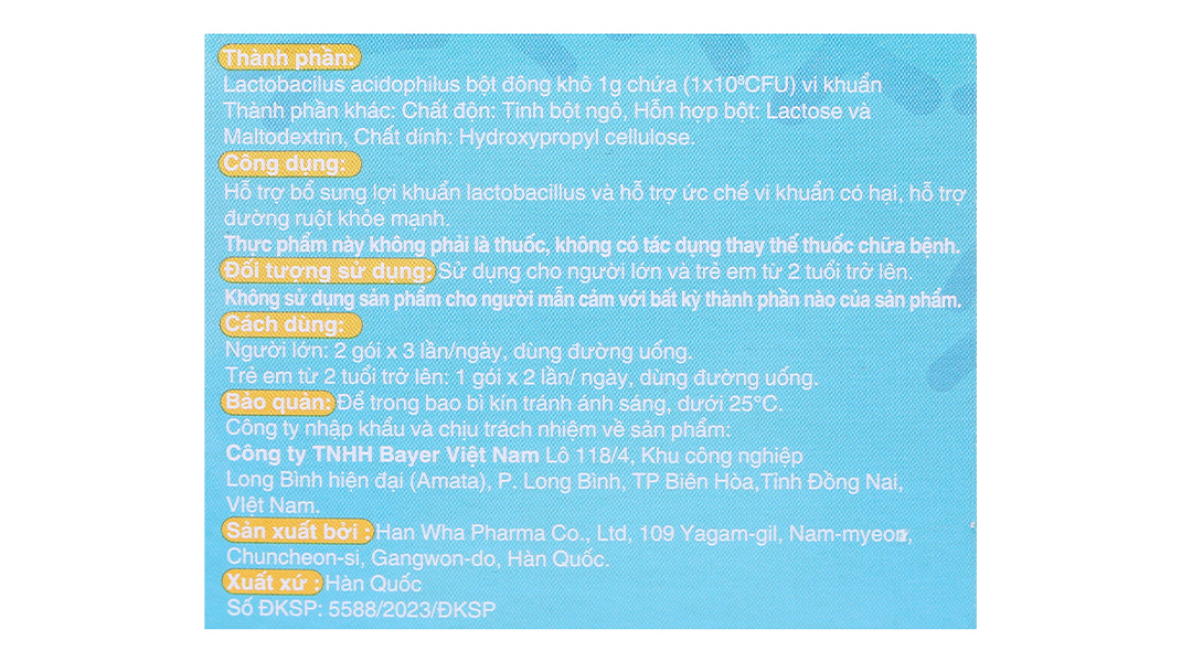 Men vi sinh Antibio Pro bổ sung lợi khuẩn hộp 20 gói x 1g – Sunrose.vn ...