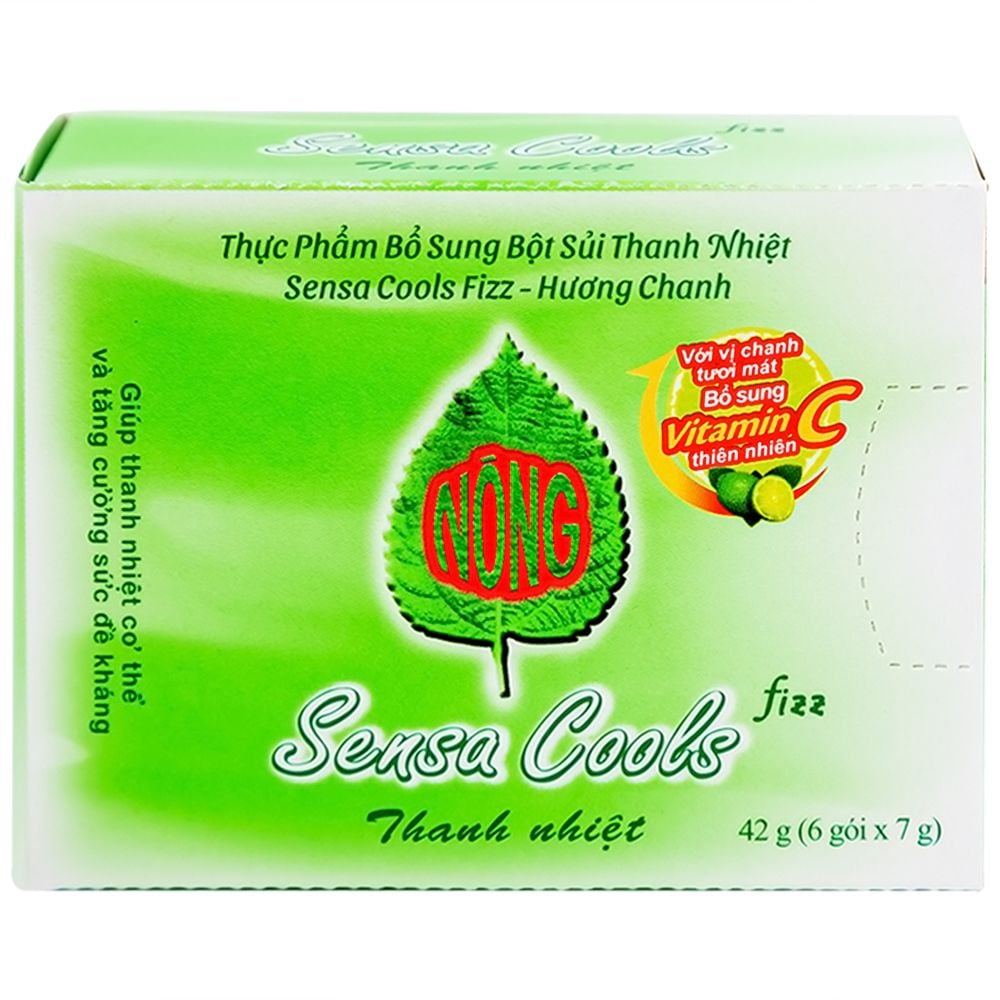Bột sủi Sensa Cools Enesis giúp thanh nhiệt cơ thể và tăng cường sức ...