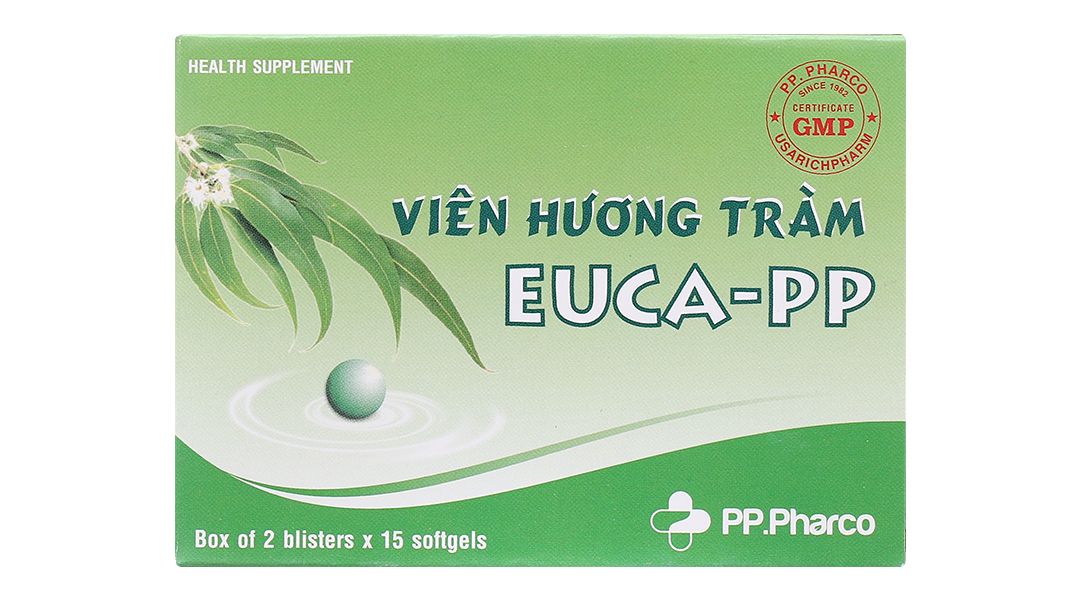 Viên Hương Tràm Euca-PP hỗ trợ giảm ho, tiêu đờm hộp 30 viên – Sunrose ...