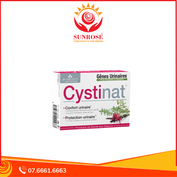 Cystinat Hỗ Trợ Kháng Viêm & Phục Hồi Sức Khoẻ Đường Tiết Niệu Hộp 56 ...