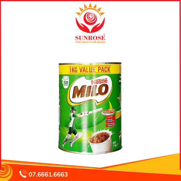 Milo Úc Lon 1Kg – Sunrose.vn - TPCN Nhập khẩu Nhật Bản & Châu Âu