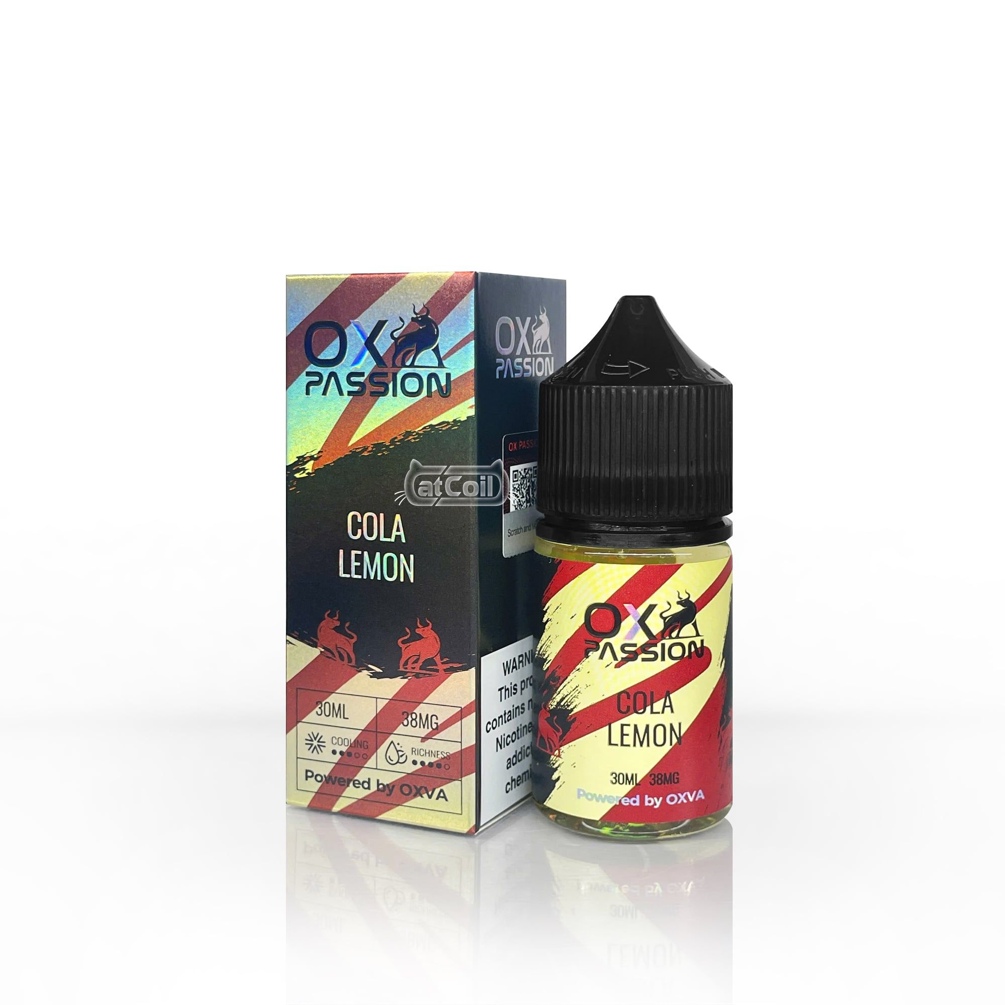 OXVA OX Lemon Cola (Salt) (30ml) Coca chanh lạnh – CatCoil Vape Store