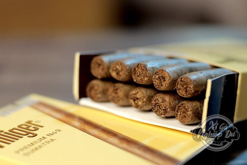 Cigar Villiger Premium No 9 Sumatra - Xì Gà Đức Chính Hãng-Hộp 10 Điếu