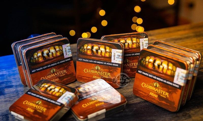 Bán Clubmaster Mini Brown - Xì gà Mini Đức Chính hãng - Hộp 20 Điếu