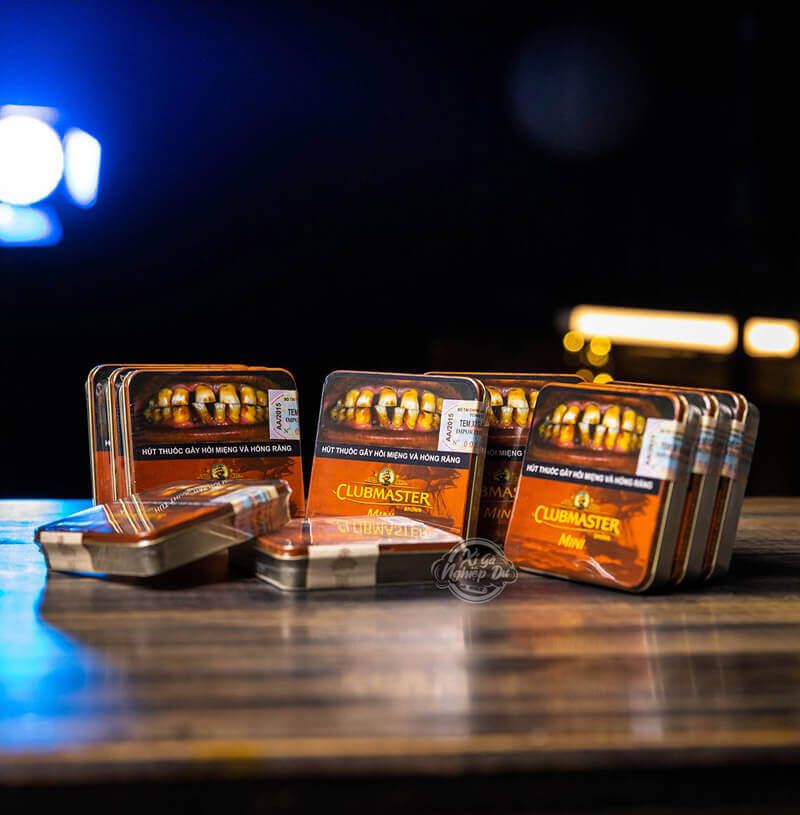 Bán Clubmaster Mini Brown - Xì gà Mini Đức Chính hãng - Hộp 20 Điếu