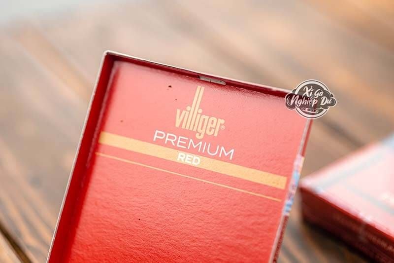 Cigar Villiger Premium Red - Xì Gà Mini Đức Chính Hãng - Hộp 20 Điếu