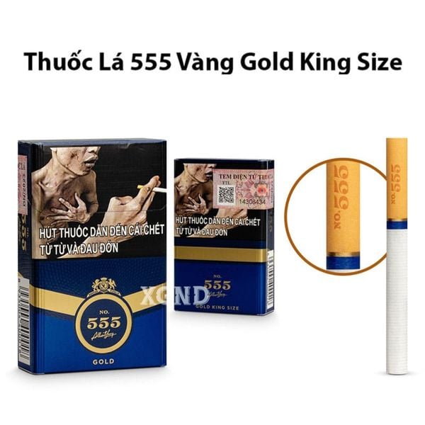 Thuốc Lá 555 Gold King Size - Thuốc Lá Chính Hãng