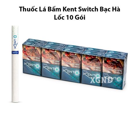 Thuốc Lá Kent Switch - Thuốc Lá Bấm Bạc Hà Chính Hãng