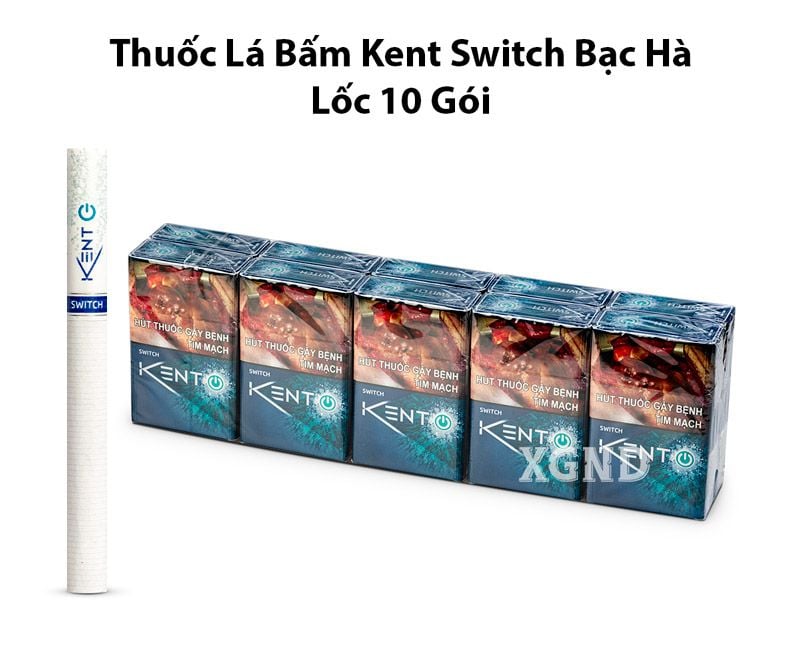 Thuốc Lá Kent Switch - Thuốc Lá Bấm Bạc Hà Chính Hãng