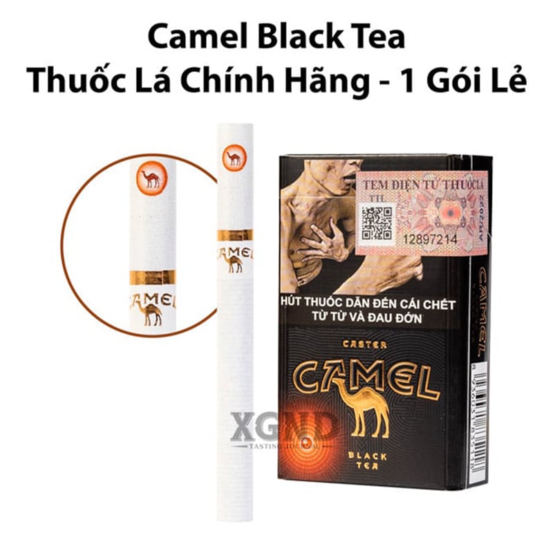 Thuốc Lá Camel Caster Black Tea - Thuốc Lá Bấm Vị Trà Đen