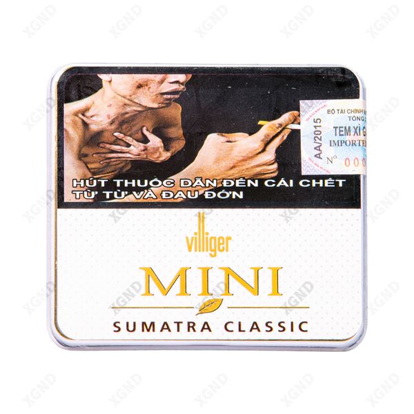 Villiger Mini Sumatra Classic-Xì gà Mini Đức Chính hãng - Hộp 10 Điếu