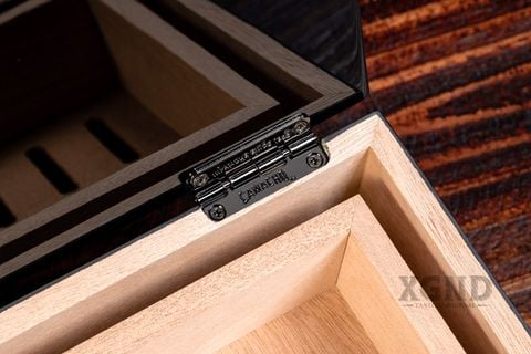 Hộp Bảo Quản Xì Gà Camacho Humidor Hộp Sơn Mài Chính Hãng