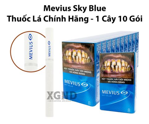 Thuốc Lá Mevius 8 Sky Blue - Thuốc Lá Chính Hãng