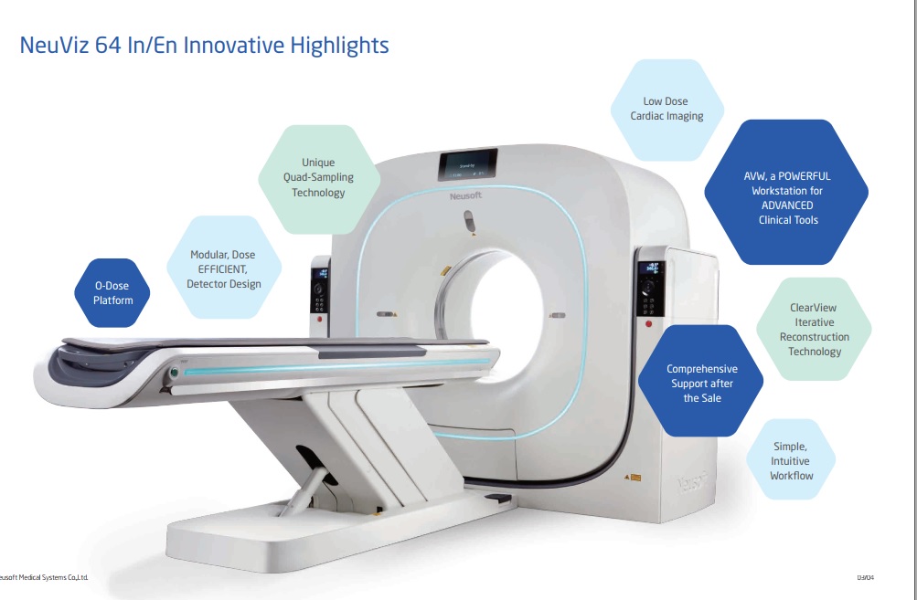 Hệ thống chụp CT 64 lát - Neuviz 64 - Neusoft Medical Systems – GMED