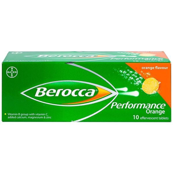 Berocca Performance Orange Vị Cam Bayer (T/10V) (Date Cận) – SHOPTHUOC