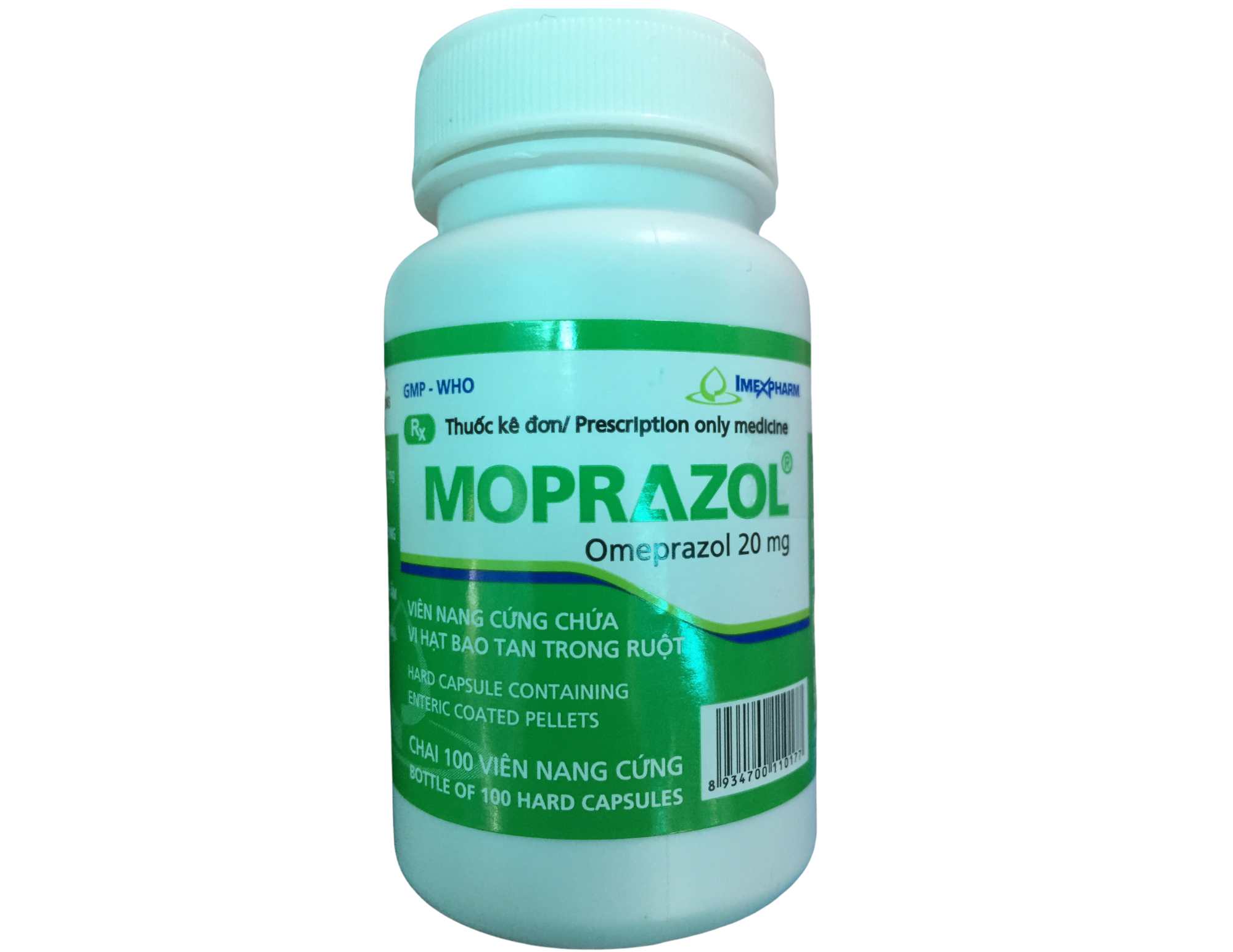 Moprazol Omeprazol 20mg Imexpharm (C/100v) – SHOPTHUOC