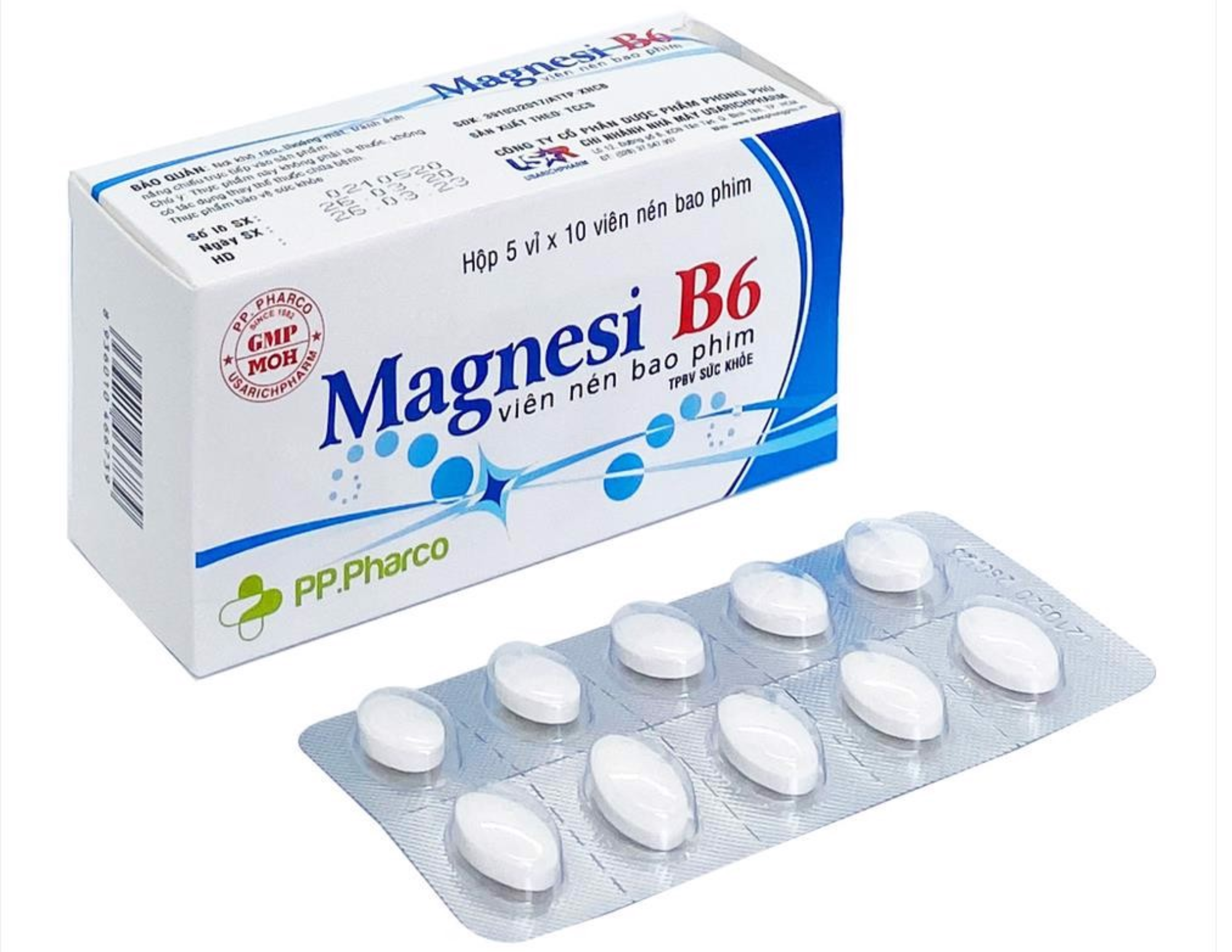 magnesi-b6-pp.pharco-(h/50v) – SHOPTHUOC