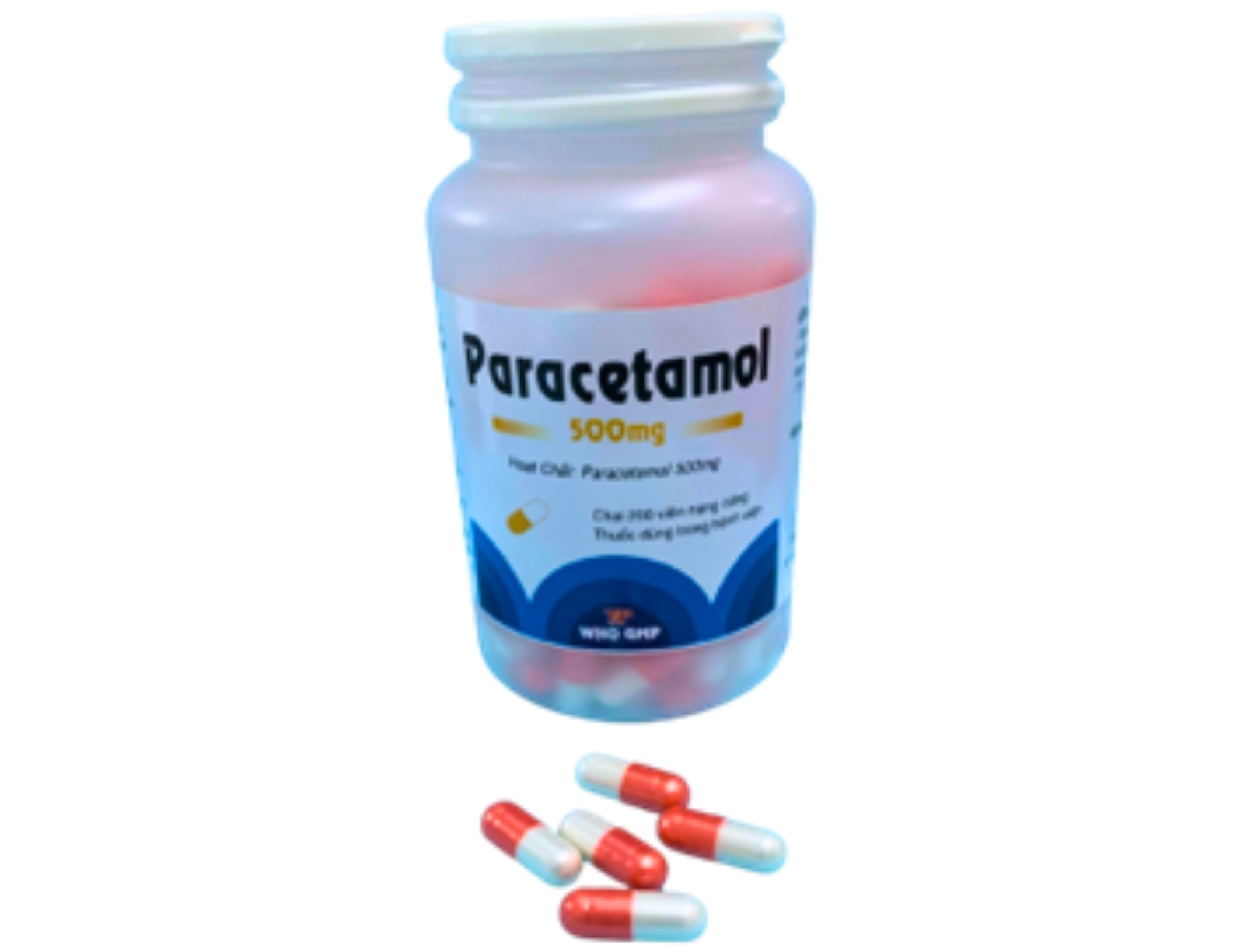 Paracetamol 500Mg Capsules Thành Nam (C/200V) (Trắng Cam) – SHOPTHUOC