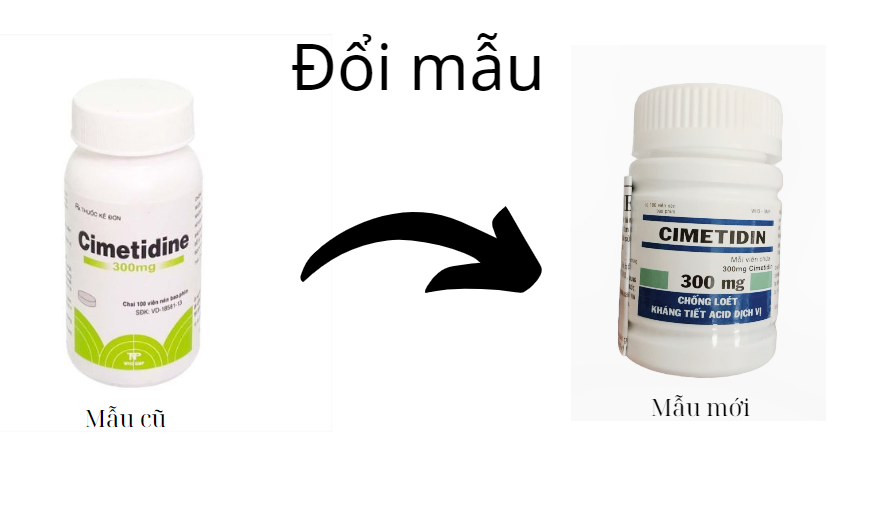 Cimetidine 300mg Thành Nam (C/100v) – SHOPTHUOC