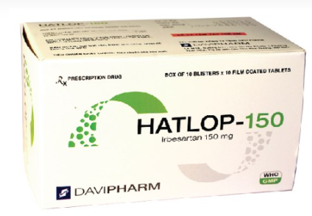 Hatlop-150 Irbesartan 150 mg Davipharm (H/100v) – SHOPTHUOC