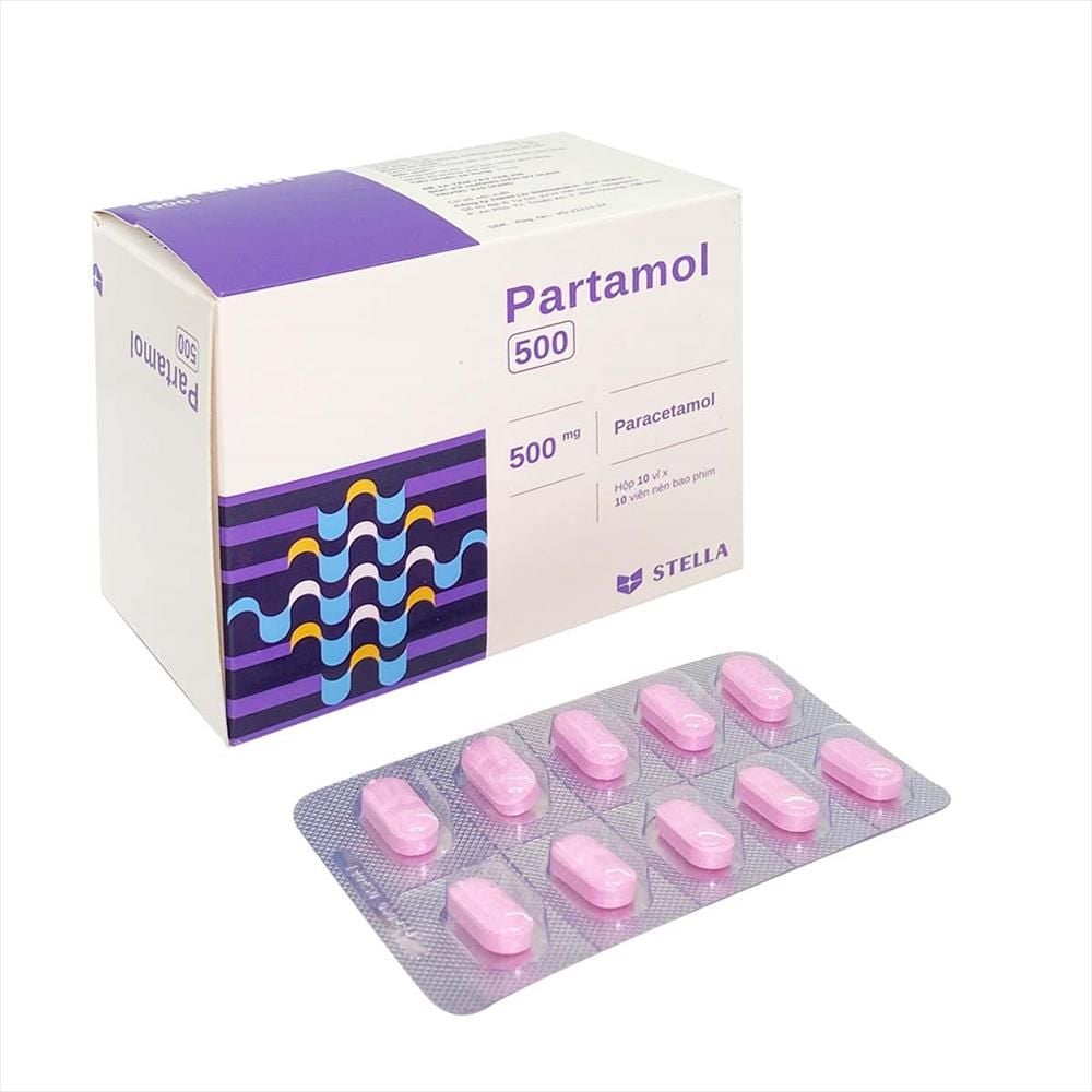 Partamol Paracetamol 500mg Stella (H/100v) – SHOPTHUOC
