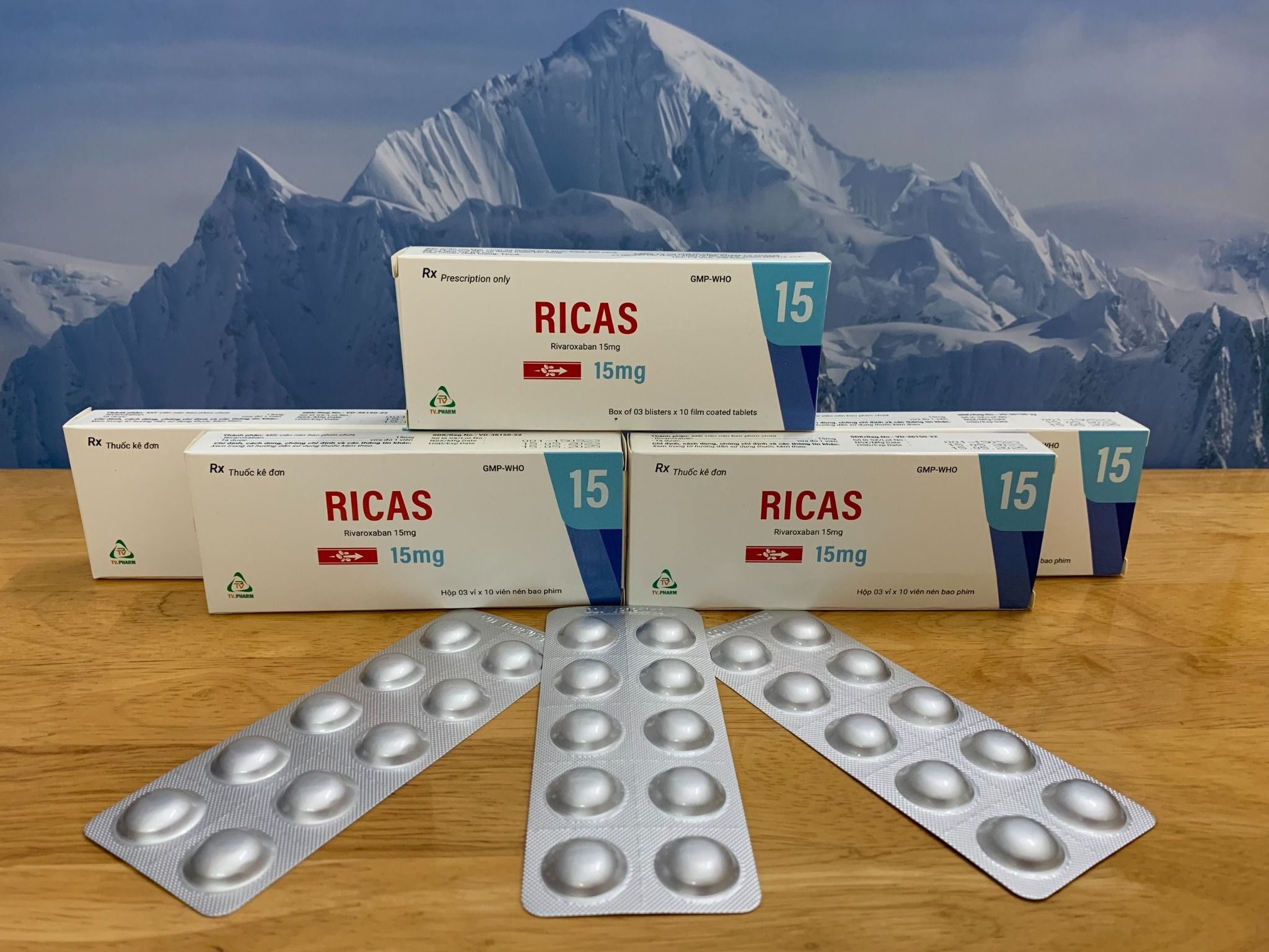 Ricas Rivaroxaban 15mg Tv Pharm (H/30v) – SHOPTHUOC