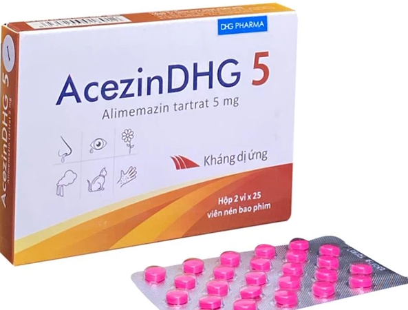 Acezin Alimemazin 5mg DHG (H/50v) – SHOPTHUOC