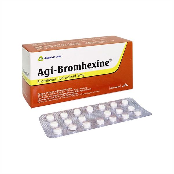 agi -bromhexine -8mg - -agimexpharm -(h/200v) – SHOPTHUOC