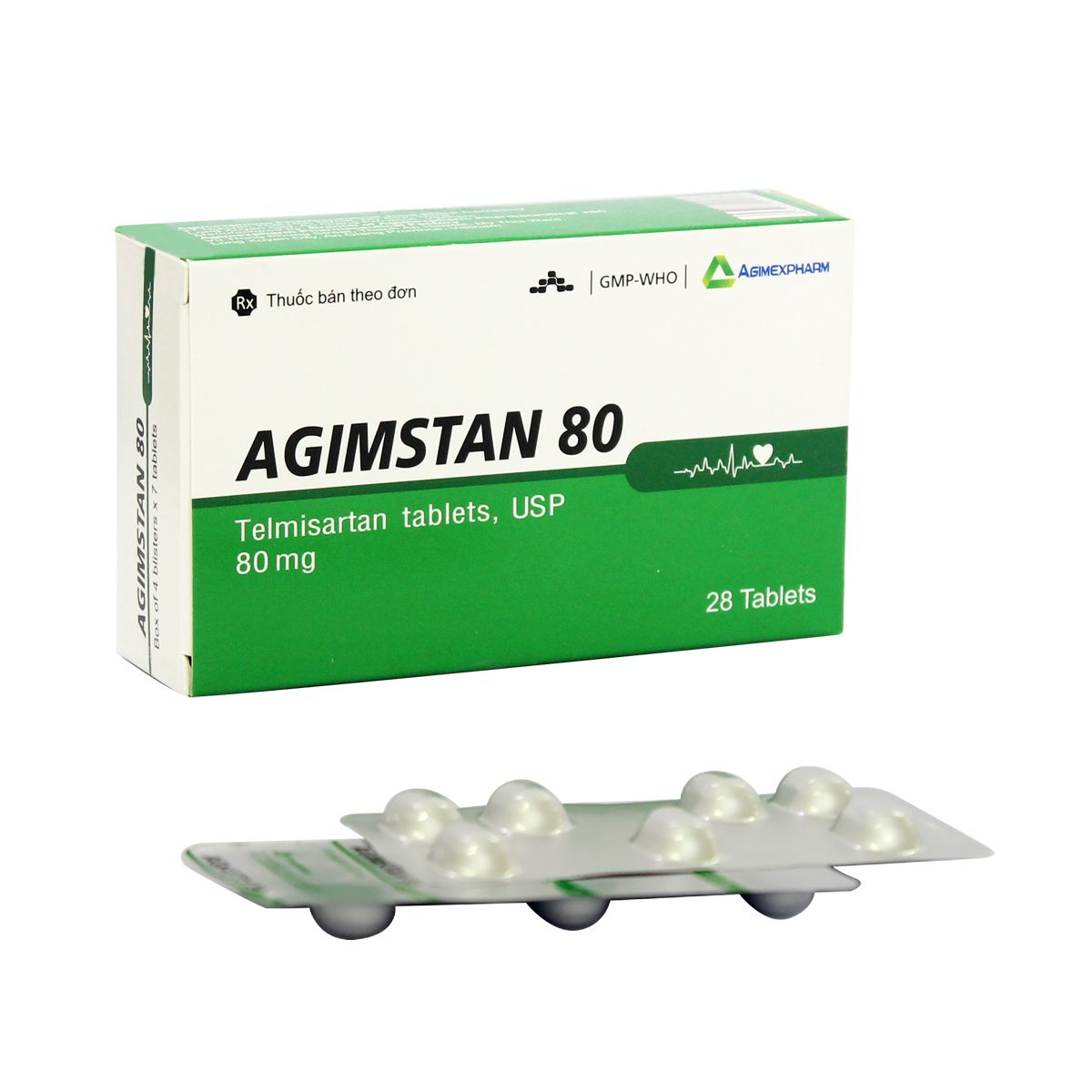 Agimstan Telmisartan 80mg Agimexpharm (H/28v) – SHOPTHUOC