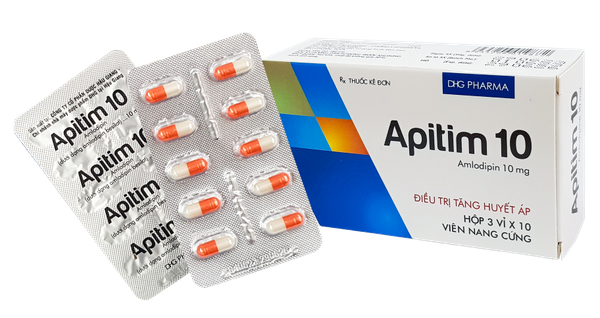 Apitim Amlodipin 10mg Dhg (H/30v) (viên nang cứng) – SHOPTHUOC