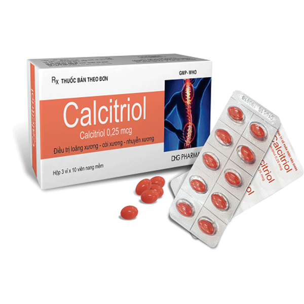 Calcitriol 0,25mg DHG (H/30v) – SHOPTHUOC
