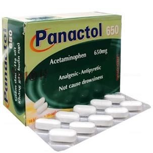 Panactol Paracetamol 650mg Khapharco (H/100v)(Vỉ xéo) – SHOPTHUOC