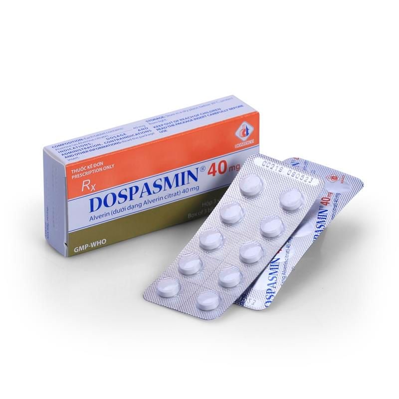 Dospasmin Alverin 40mg Domesco (H/30v) – SHOPTHUOC