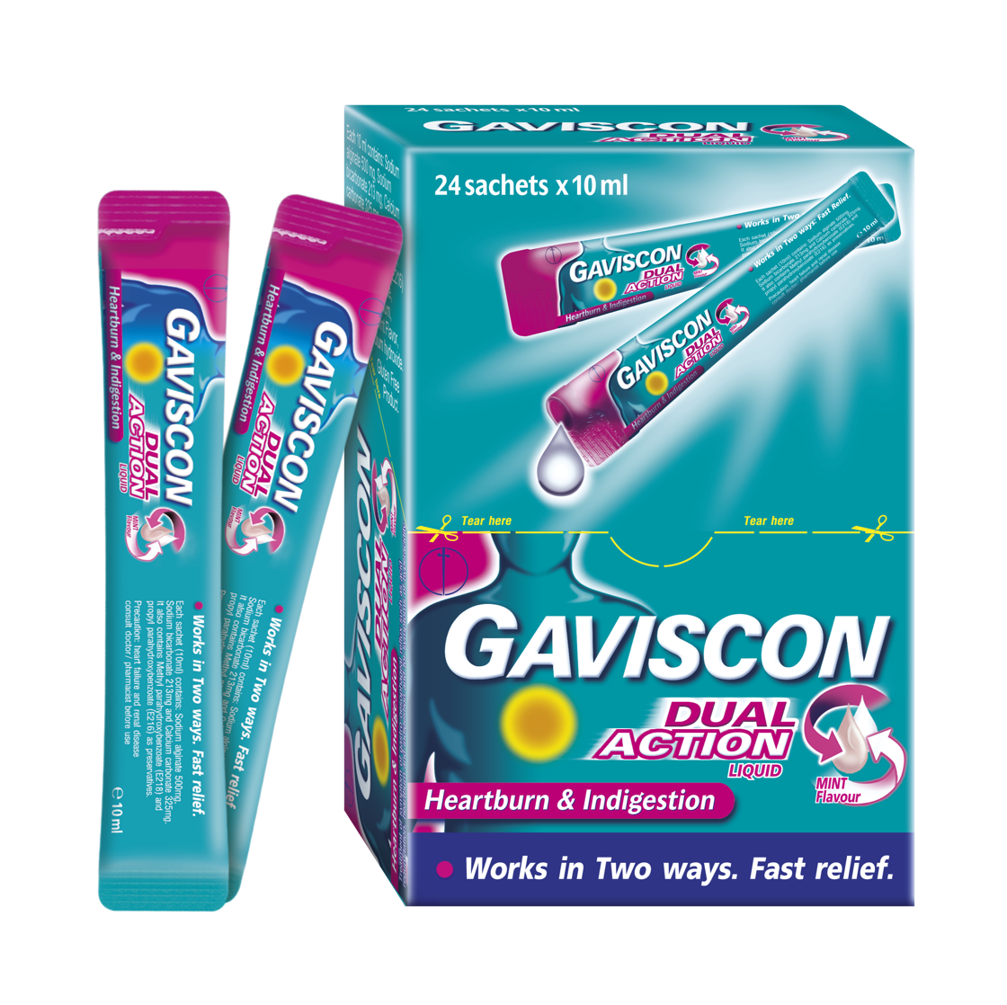 Gaviscon Dual Action Reckitt Benckiser (H/24G) (Hồng) – SHOPTHUOC