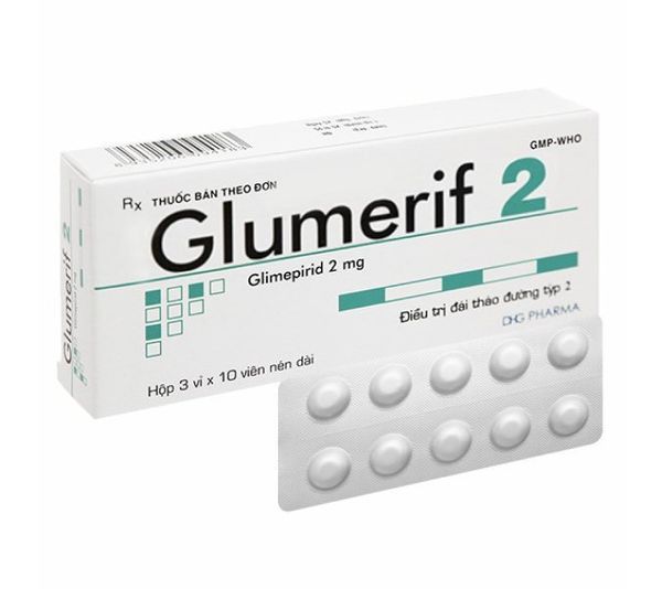 Glumerif Glimepirid 2mg Dhg (H/30 Viên Nén) – SHOPTHUOC