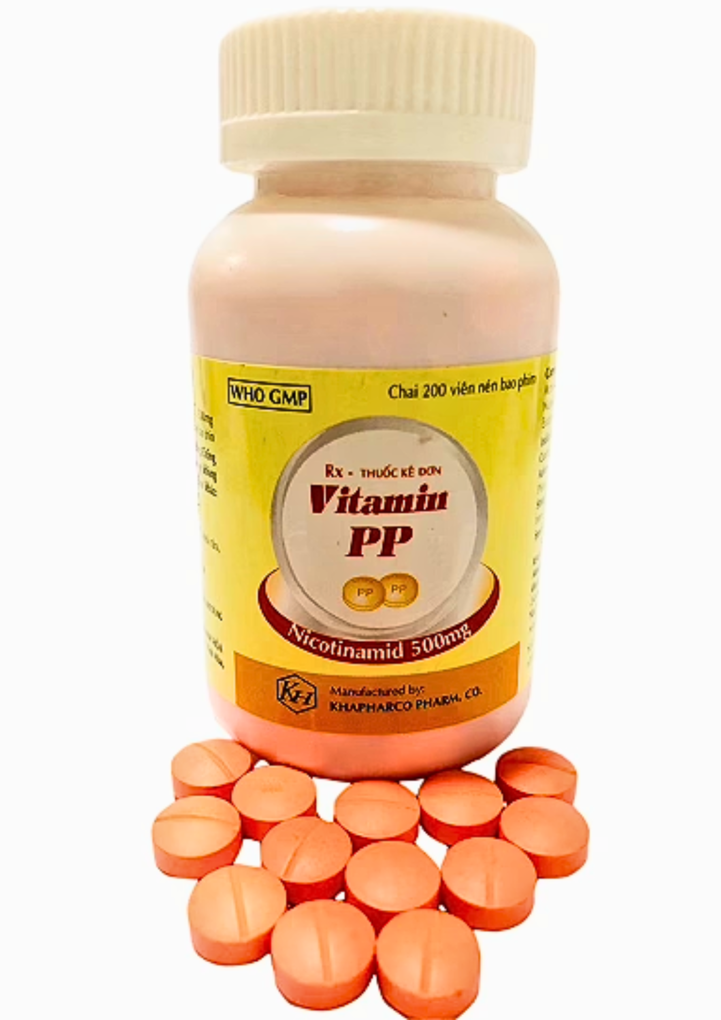 Vitamin Pp 500Mg Khapharco (C/200V) (Lớn) – SHOPTHUOC