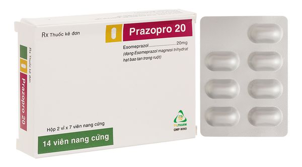Prazo Pro Esomeprazol 20Mg Tv.Pharm (H/14V) – SHOPTHUOC